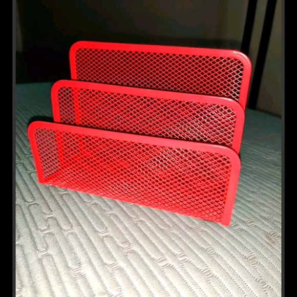 Office | New Mesh Metal Metallic Paper Sorter Divider Desktop Organizer ...